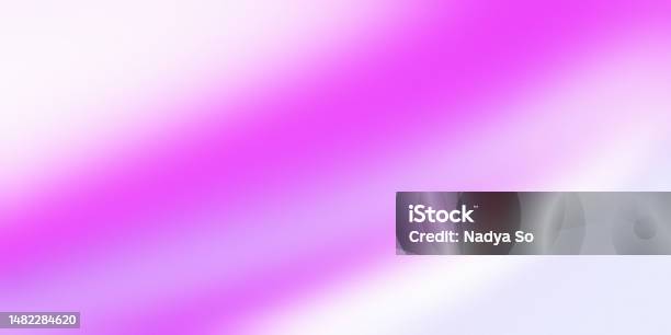 Purple Pink White Color Wave On Grainy Gradient Background Abstract