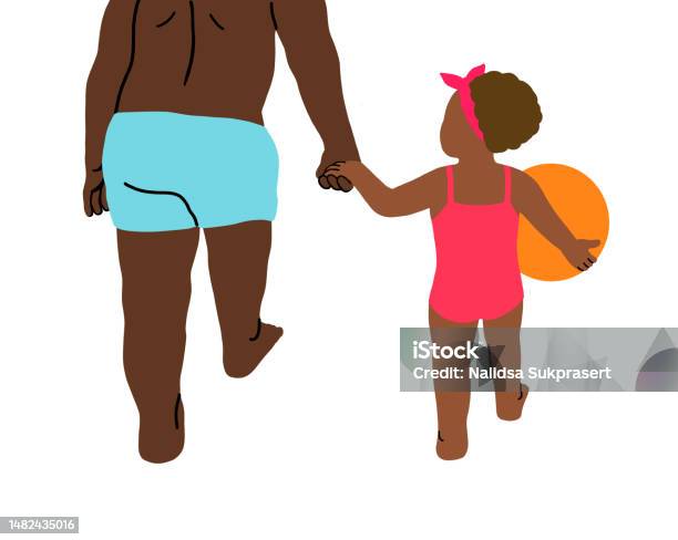 Concept De Vacances Dété Ensemble Illustration Isolée Sur Fond Blanc