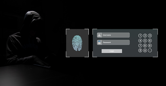 Anonymous Hacker Without Face Typing Computer Laptop Concept Of Hacking