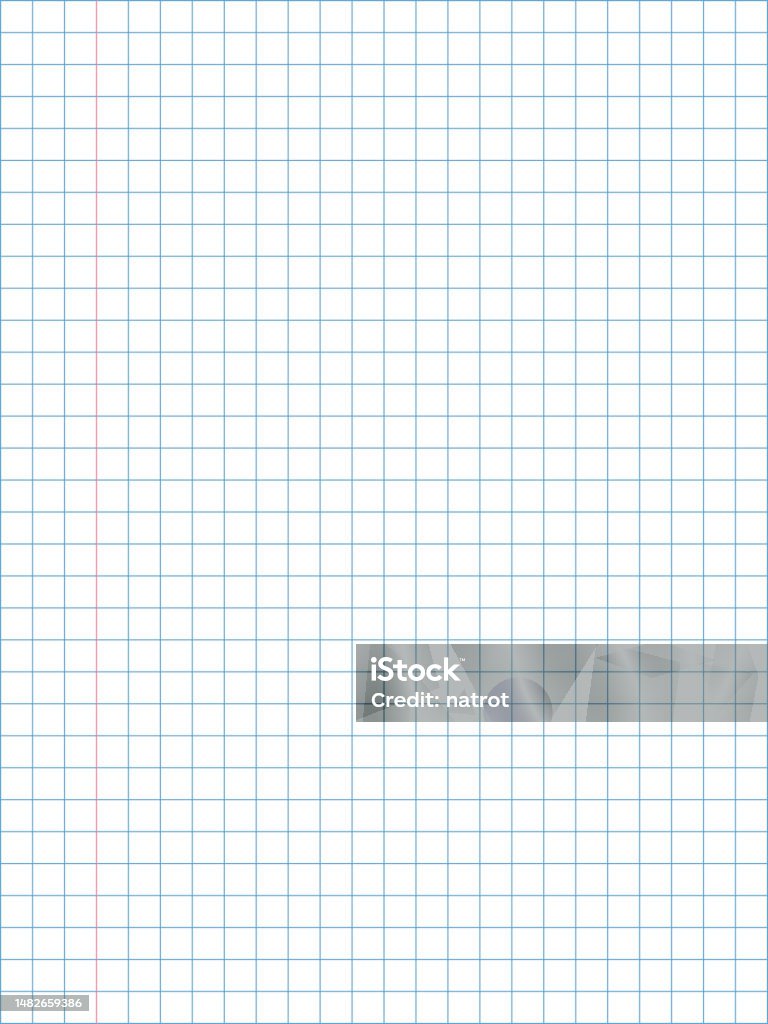 Notebook Paper Background Squared Paper Sheet Background Stock
