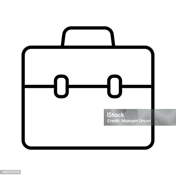 Icône De Portedocuments Icône De Sac Daffaires Valise Symbole De