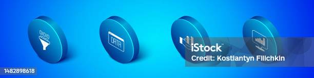 Set Isometric Binary Code Pie Chart Infographic And Data Analysis Icon ... Set Isometric Binary Code Pie Chart Infographic And Data Analysis Icon ...