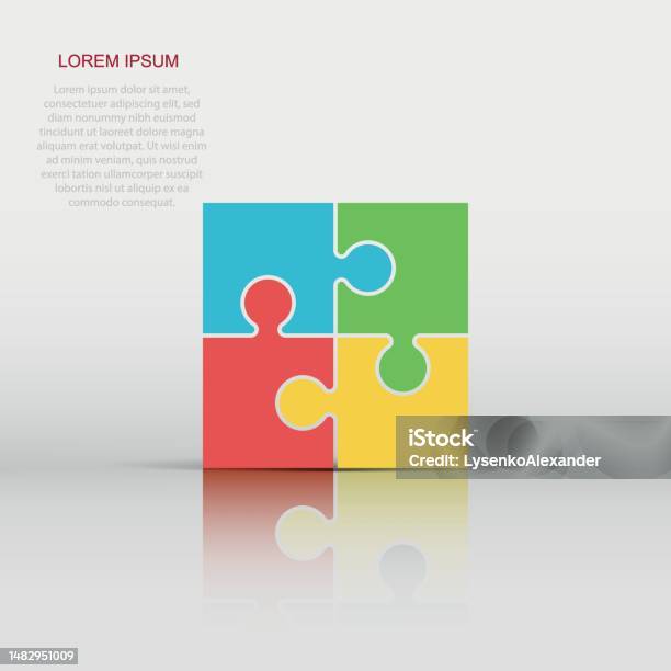 Puzzlesymbol Im Flachen Stil Piktogramm Der Puzzlezeichenillustration ... Puzzlesymbol Im Flachen Stil Piktogramm Der Puzzlezeichenillustration ...