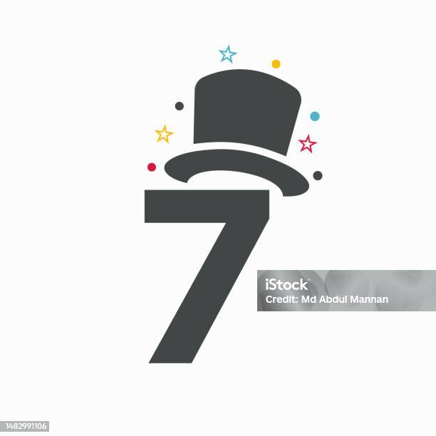 Huruf 7 Desain Logo Topi Ajaib Template Vektor Simbol Pesulap Ilustrasi ... Huruf 7 Desain Logo Topi Ajaib Template Vektor Simbol Pesulap Ilustrasi ...