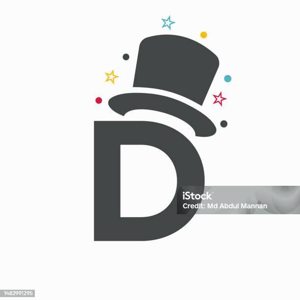 Desain Logo Topi Ajaib Huruf D Template Vektor Simbol Pesulap Ilustrasi ... Desain Logo Topi Ajaib Huruf D Template Vektor Simbol Pesulap Ilustrasi ...