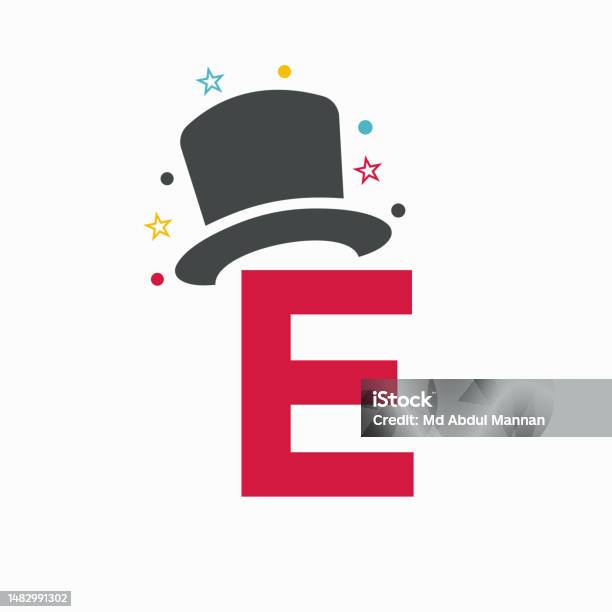 Desain Logo Topi Ajaib Huruf E Template Vektor Simbol Pesulap Ilustrasi ... Desain Logo Topi Ajaib Huruf E Template Vektor Simbol Pesulap Ilustrasi ...