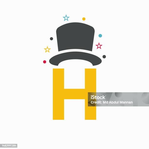 Desain Logo Topi Ajaib Huruf H Template Vektor Simbol Pesulap Ilustrasi ... Desain Logo Topi Ajaib Huruf H Template Vektor Simbol Pesulap Ilustrasi ...