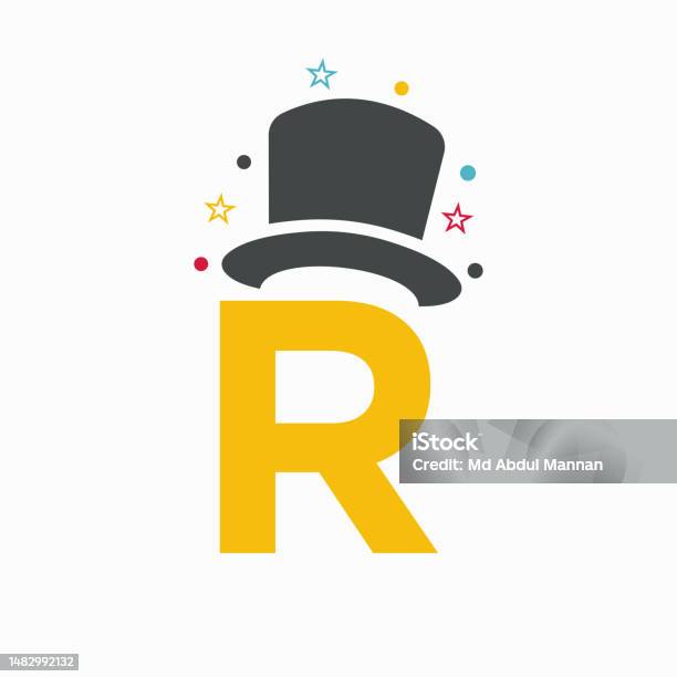 Desain Logo Topi Ajaib Huruf R Template Vektor Simbol Pesulap Ilustrasi ... Desain Logo Topi Ajaib Huruf R Template Vektor Simbol Pesulap Ilustrasi ...