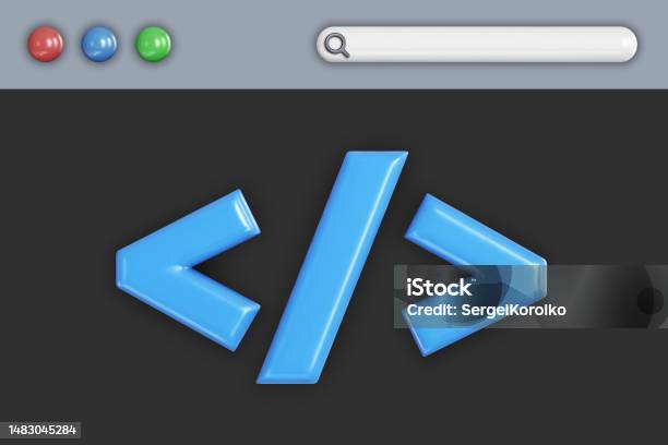 Program Code Development Web Coding Or Website Programming Concept Web