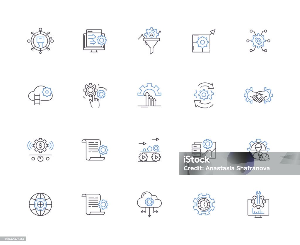 Settings Outline Icons Collection Options Configuration Parameters
