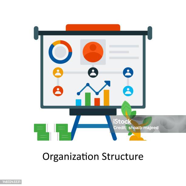 Struktur Organisasi Vektor Ikon Datar Stok Ilustrasi Stok Sederhana ... Struktur Organisasi Vektor Ikon Datar Stok Ilustrasi Stok Sederhana ...