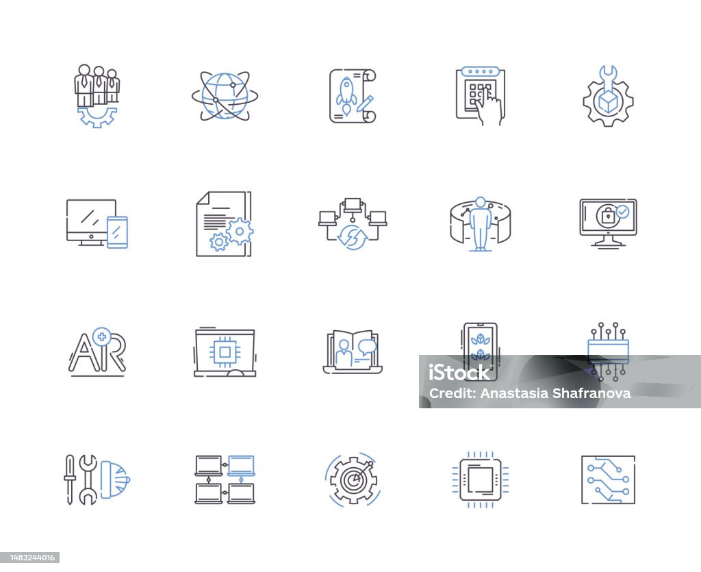 Programming Coding Outline Icons Collection Coding Programming Scripting Compiling Debugging