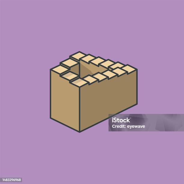 Penrose Staircase Vector Illustration Stock Illustration - Download ... Penrose Staircase Vector Illustration Stock Illustration - Download ...