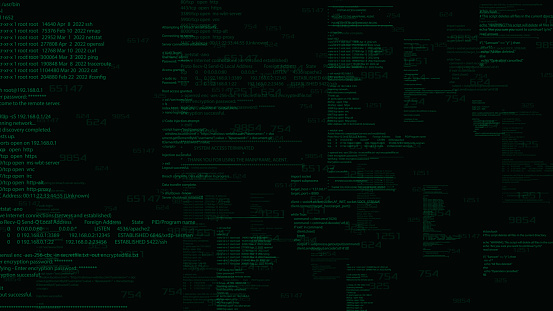 Green Hacker Wallpaper Vector Lines Of Code Background Stock