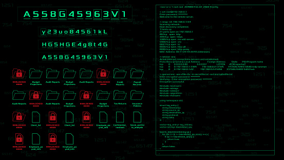 Écran Dinterface De Piratage Interface Utilisateur De La