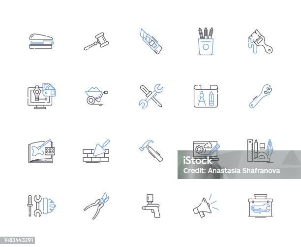 Engineering Technologies Outline Icons Collection Technologies ... Engineering Technologies Outline Icons Collection Technologies ...