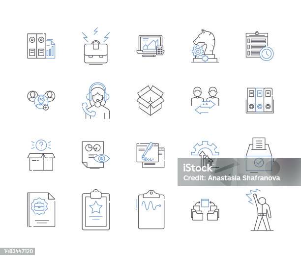 Document Processing Outline Icons Collection Documentation Processing ... Document Processing Outline Icons Collection Documentation Processing ...