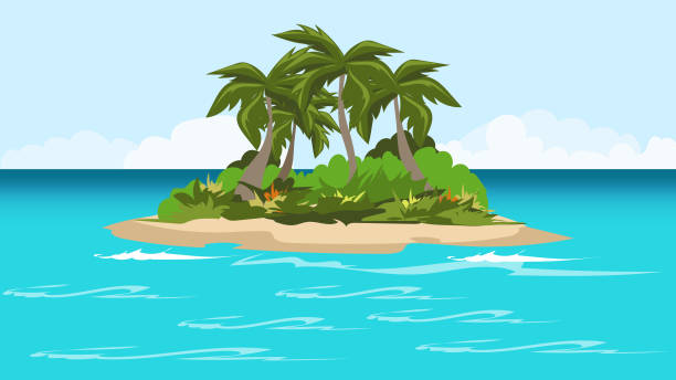 [90] Small island Clipart Vector PNG , SVG, EPS, PSD, AI