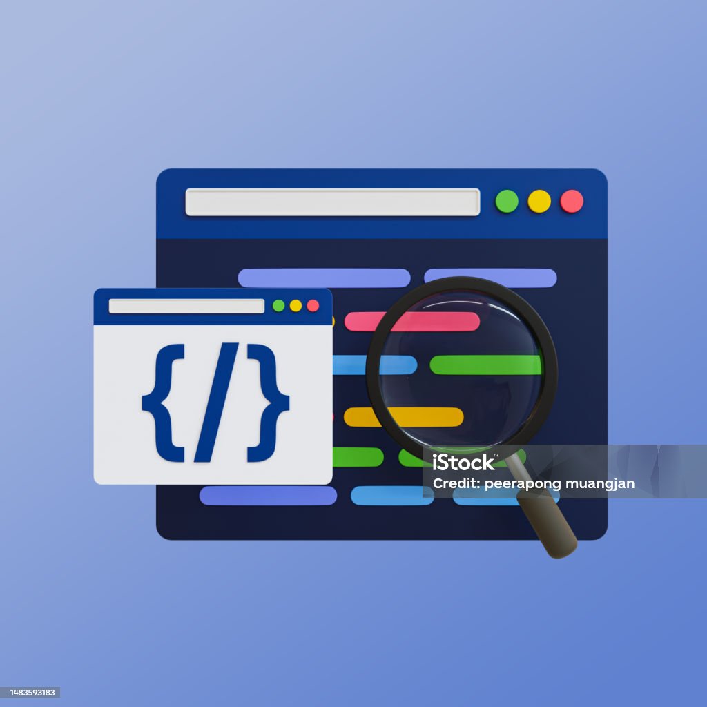 3d Minimal Coding Icon Coding Screen Web Development Concept Web ... 3d Minimal Coding Icon Coding Screen Web Development Concept Web ...