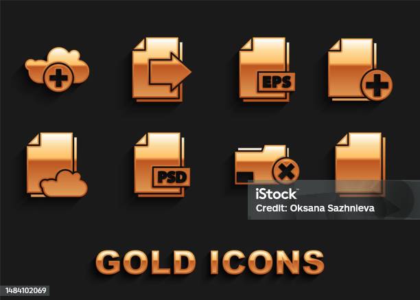 Set Psd File Document Add New Document Delete Folder Cloud Storage Text ... Set Psd File Document Add New Document Delete Folder Cloud Storage Text ...