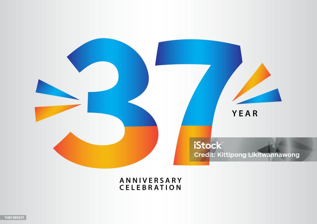 37 Year Anniversary Celebration Logotype Vector 37 Number Design 37th ... 37 Year Anniversary Celebration Logotype Vector 37 Number Design 37th ...