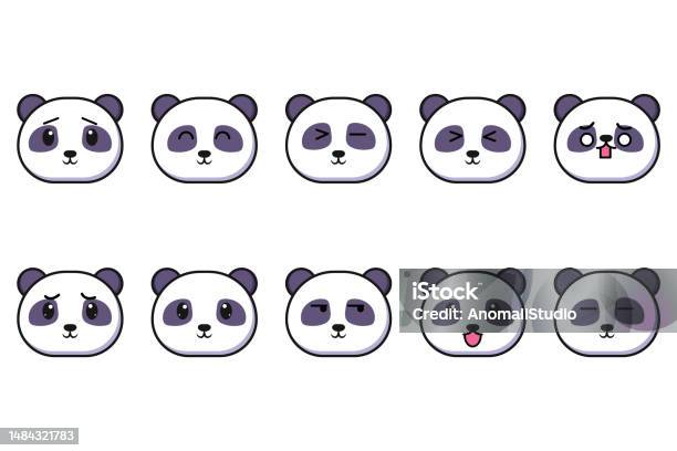 Cute Kawaii Icon Illustration Character Cartoon Vector Face Design