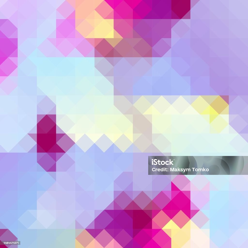 Latar Belakang Geometris Warna Gaya Mosaik Origami Eps 10 Ilustrasi