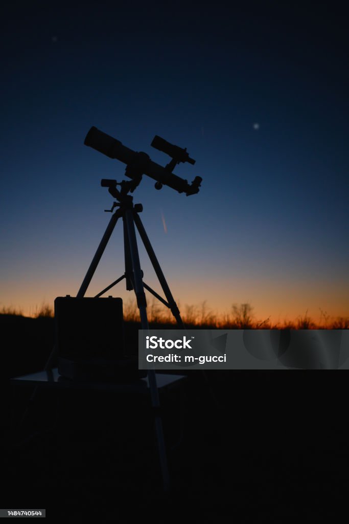 Astronomy Telescope For Observing Stars Planets Moon And Other Space