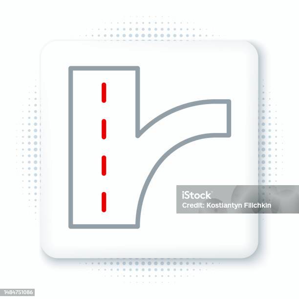 Panneau De Signalisation De Route De Ligne Icône De Panneau Daffichage