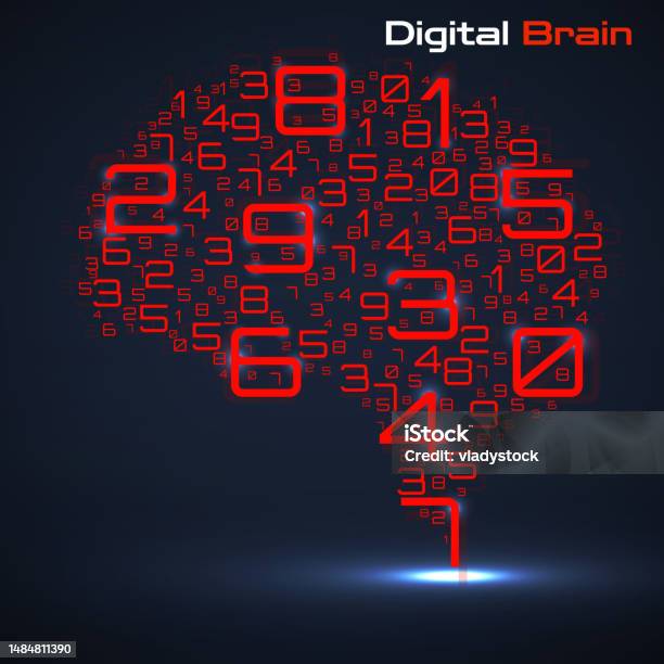 Otak Digital Dengan Angka Konsep Kecerdasan Buatan Otak Teknologi ... Otak Digital Dengan Angka Konsep Kecerdasan Buatan Otak Teknologi ...