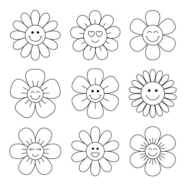 Groovy Flowers Coloring Pages Groovy Flowers Coloring Pages