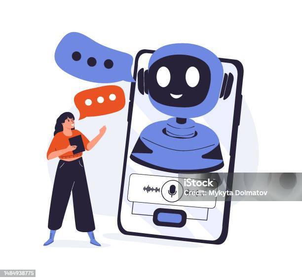 Smartphone Voice Application Abstract Concept Vector Illustration ... Smartphone Voice Application Abstract Concept Vector Illustration ...