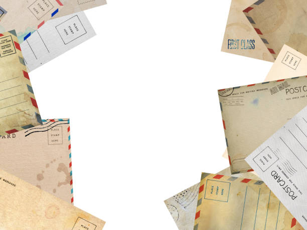 Free Stock Photo of Stack of travel postcards on table | Download Free ...
