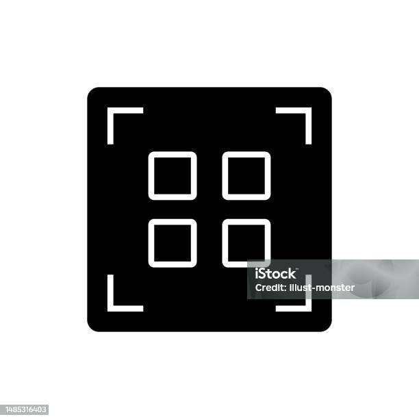 Icône De Silhouette De Code Qr Code De Paiement Vecteur Vecteurs Libres