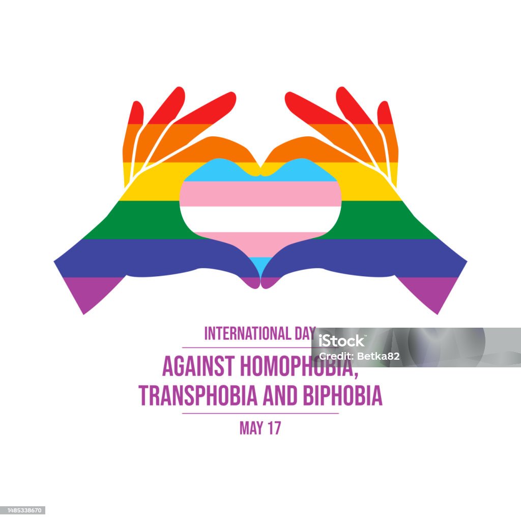 International Day Against Homophobia Transphobia And Biphobia Vector