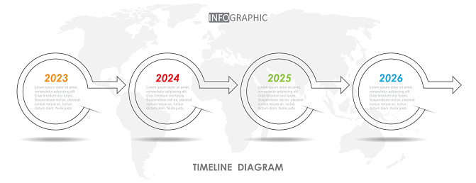 Timelineinfografikmarketingdesign Mit Kreispfeil Für Businessvorlage ... Timelineinfografikmarketingdesign Mit Kreispfeil Für Businessvorlage ...