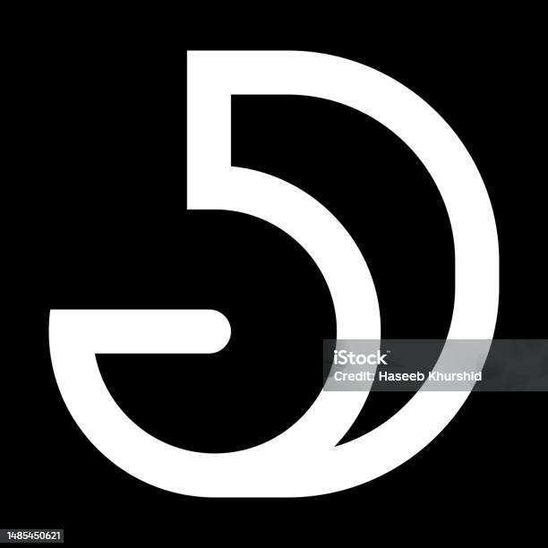 Logo Dg Minimal Icône Dune Lettre Gd Sur Fond De Luxe Idée De Logo