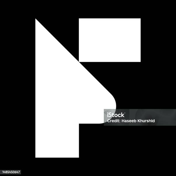 Logo Fp Minimal Icône Dune Lettre Pf Sur Fond De Luxe Idée De Logo