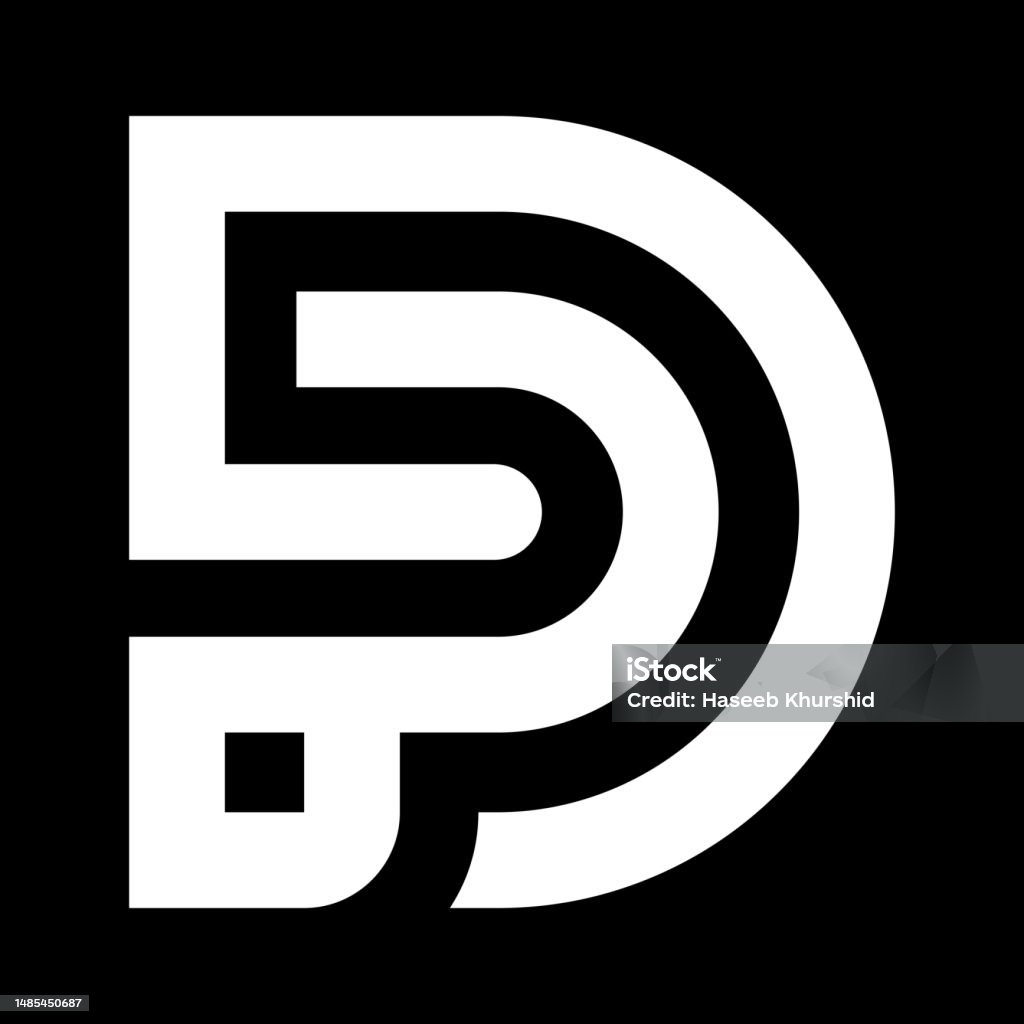 Logo Db Minimal Icône Dune Lettre Bd Sur Fond De Luxe Idée De Logo