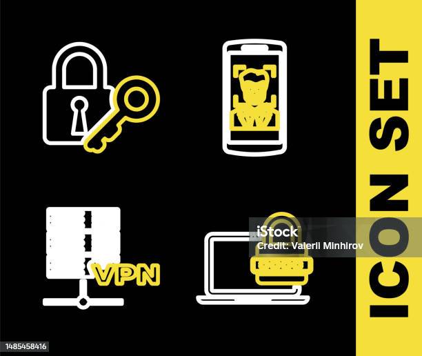 Set Garis Mobile Dan Pengenalan Wajah Laptop Dengan Password Server Vpn