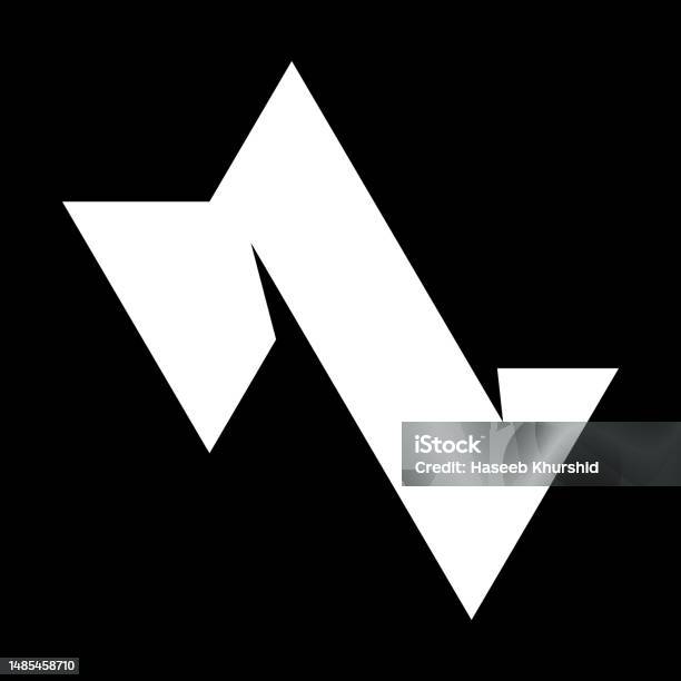 Logo Wn Minimal Icône Dune Lettre Nw Sur Fond De Luxe Idée De Logo