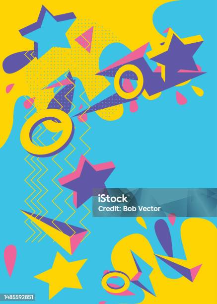 Template Bentuk Grafik Geometris Latar Belakang Geometris Abstrak