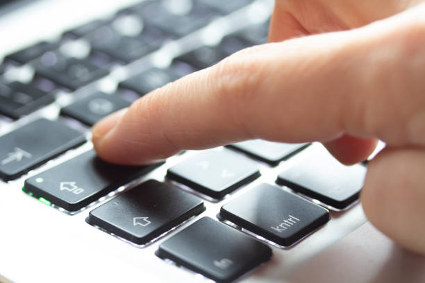Free Stock Photo of Finger Pressing Computer Keyboard | Download Free ...