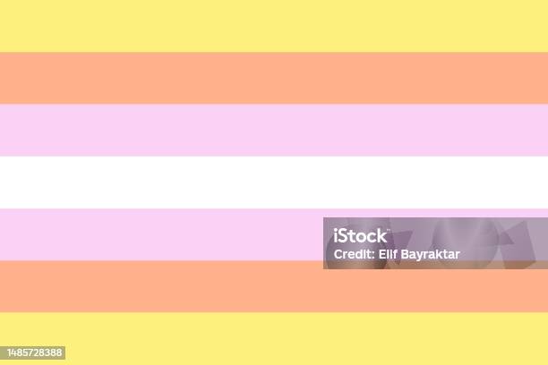 Lgbtq Rights Pride Flag Of Pangender Flag Vector Stock Illustration