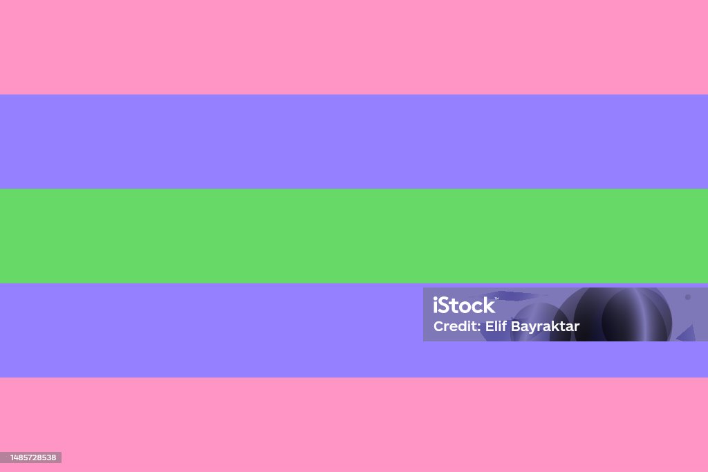 Lgbtq Rights Pride Flag Of Trigender Flag Vector Stock Illustration
