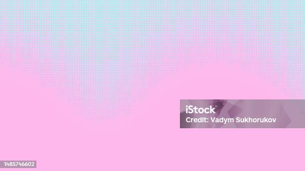 Halftone Dots Abstract Background Wavy Dotted Texture Stock