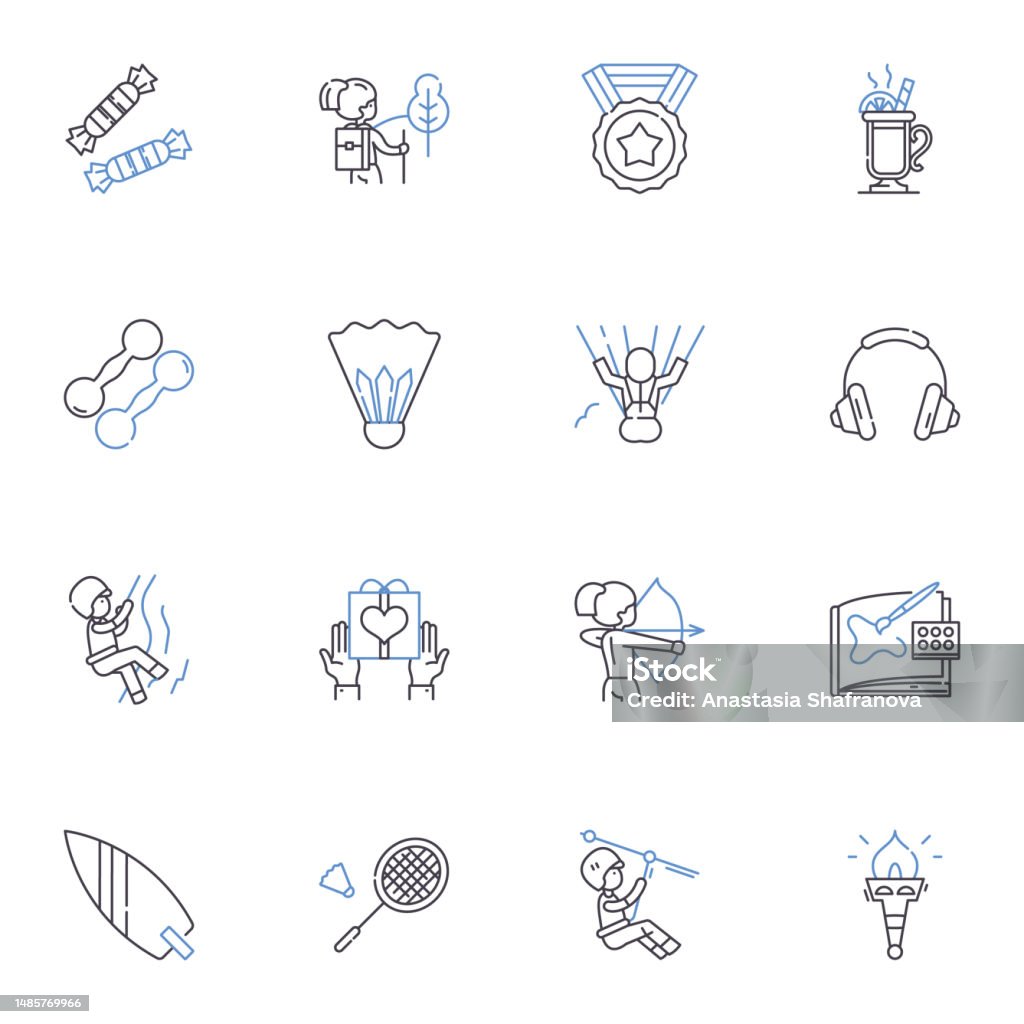 Socializing Line Icons Collection Mingling Chatting Nerking Hangouts Socials Gatherings Casuals