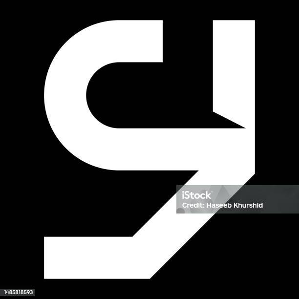 Logo Sj Minimal Icône Dune Lettre Sj Sur Fond De Luxe Idée De Logo