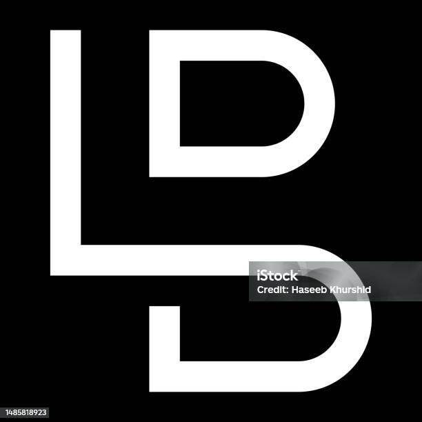 Logo Bl Minimal Icône Dune Lettre Lb Sur Fond De Luxe Idée De Logo