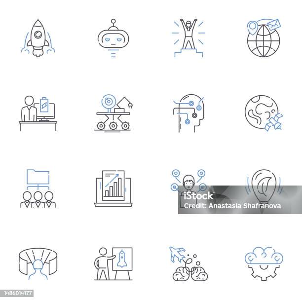 Koleksi Ikon Garis Proposal Futuristik Inovasi Futurisme Kemajuan ... Koleksi Ikon Garis Proposal Futuristik Inovasi Futurisme Kemajuan ...